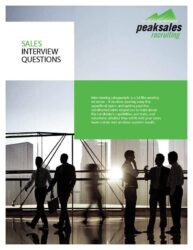 Sales Interview Questions Template | Peak Sales Recruiting